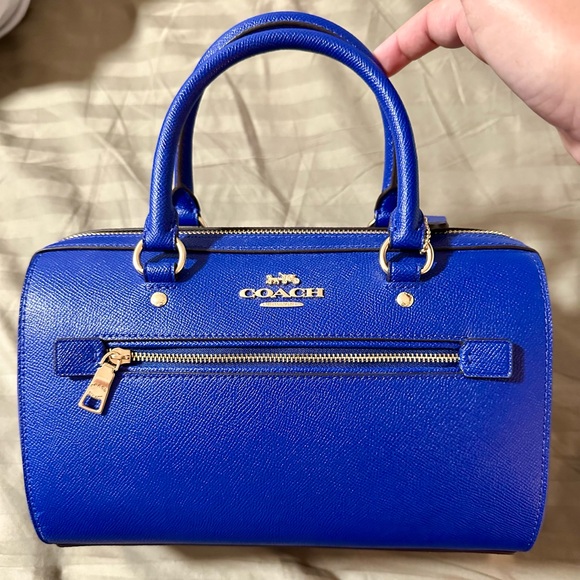 Coach | Bags | Coach Blue Purse | Poshmark